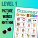 Summer Rhythm Bingo | Music Bingo Game for Beginners (note Values, Rest ...