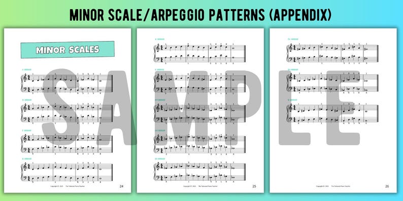Level 2 Piano 5-finger Scales | Major and Minor Pentascales, Chords ...