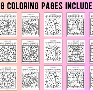 Spring Coloring Pages | Color by Code Music Notes | 3 Levels | Note ...