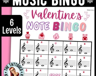 Music Note Bingo - Etsy