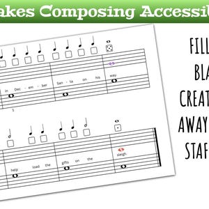Christmas Music Composing Activity for Piano | Compose With Dice! Game ...