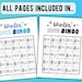 Winter Music Note Bingo | Music Theory Game for Piano Students | Naming ...