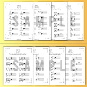 Back to School Music Worksheets | Note Naming [beginner Piano ...