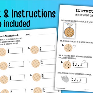 Pi Day Rhythm Pie Puzzles: Spring Music Game for Note & Rest Values - Etsy