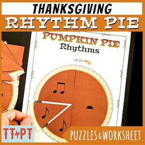 Pumpkin Pie Rhythm Puzzles: Thanksgiving Music Game (digital Download ...