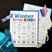Winter Rhythm Bingo | Music Bingo Game for Beginners (note Values) - Etsy