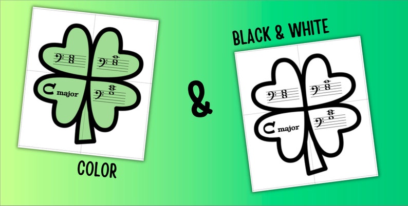 Chord Inversions Puzzles - St. Patrick's Day Music Theory Triads for ...