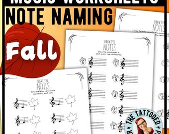 Printable Piano Music Theory Worksheets - Staff Note-naming - Valentine ...