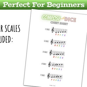 Christmas Music Composing Activity for Piano | Compose With Dice! Game ...