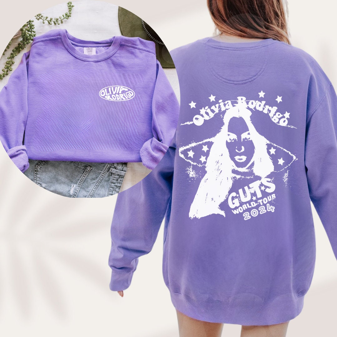 Purple Olivia R 2024 Guts World Tour Sweatshirt Guts Tshirt - Etsy ...