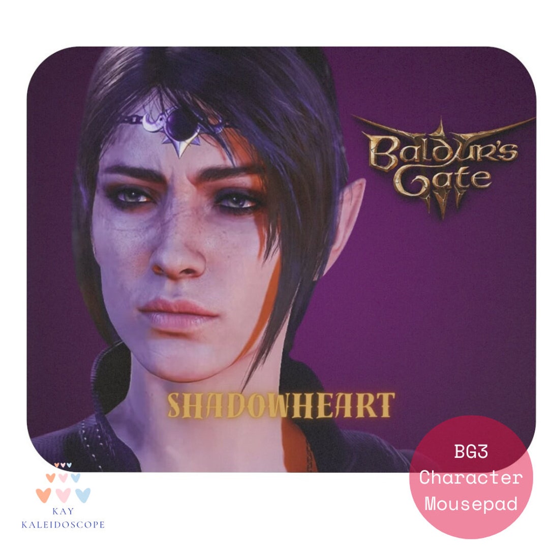 Baldurs Gate Mousepadgame Map Gamer Giftshadowheart - Etsy