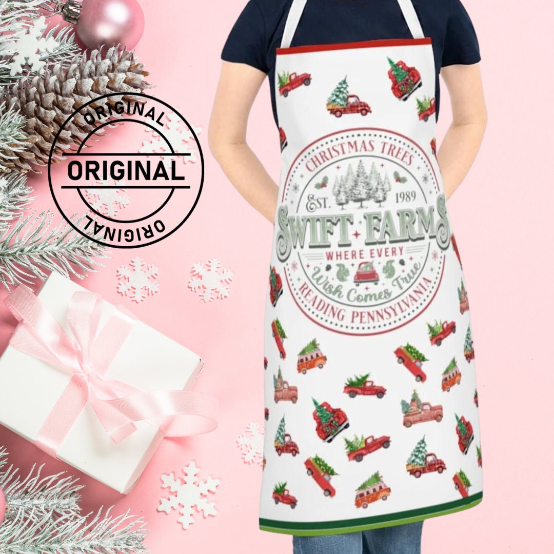 Swiftfarm Apron Apron for Kitchen Taylor Fans Christmas - Etsy
