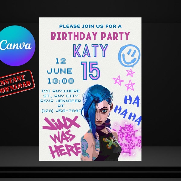 Arcane Birthday Invitations - Etsy