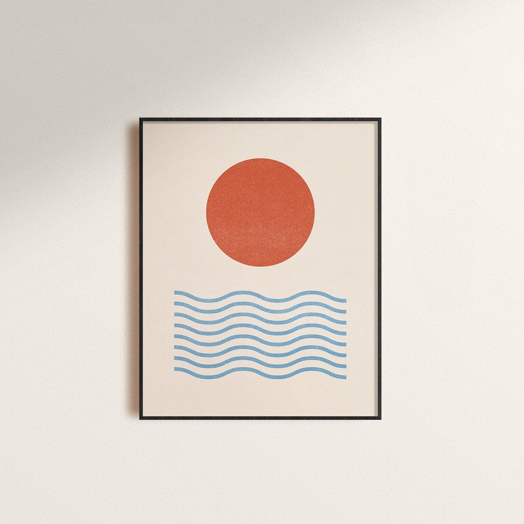 Balance Print, Modern Wall Art, Printable Geometric Art, Neutral Beige ...