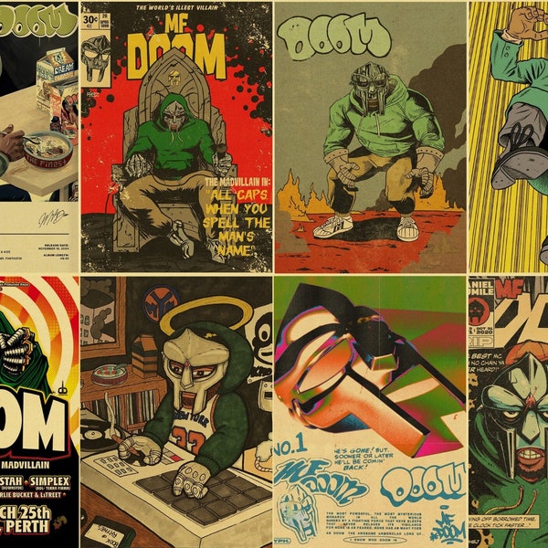 Mf Doom Poster - Etsy