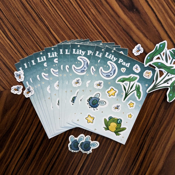 Lily Pad Sticker - Etsy