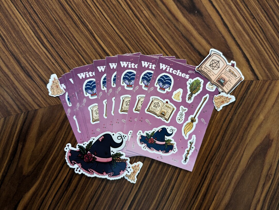 Witches Sticker Pack - Etsy