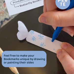 Butterfly Bookmarks, Printable Bookmarks, Digital Bookmarks, Unique ...