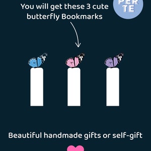 Butterfly Bookmarks, Printable Bookmarks, Digital Bookmarks, Unique ...
