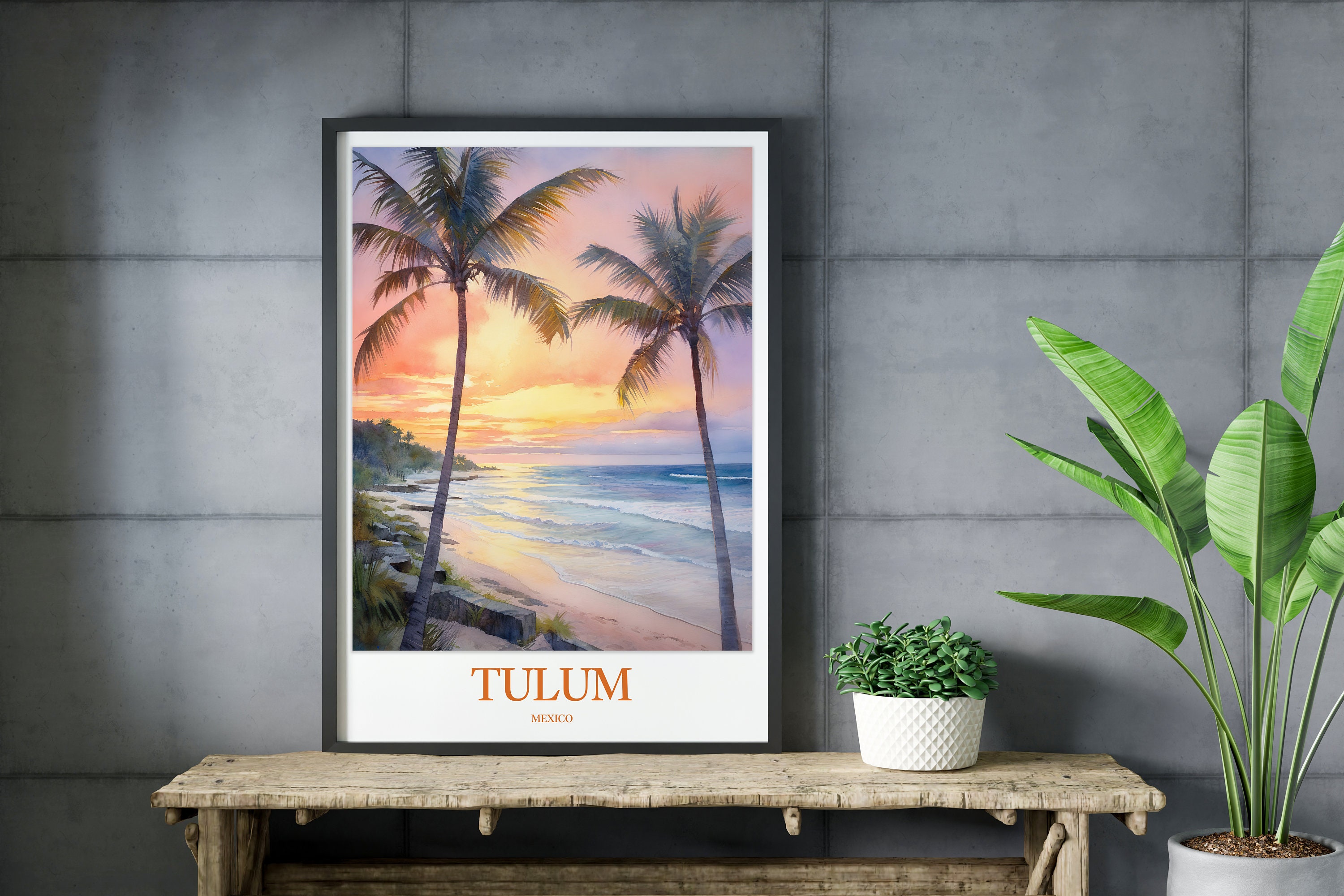 Tulum Wall Decor Tulum Poster Tulum Print Tulum Wall Art Tulum Travel ...