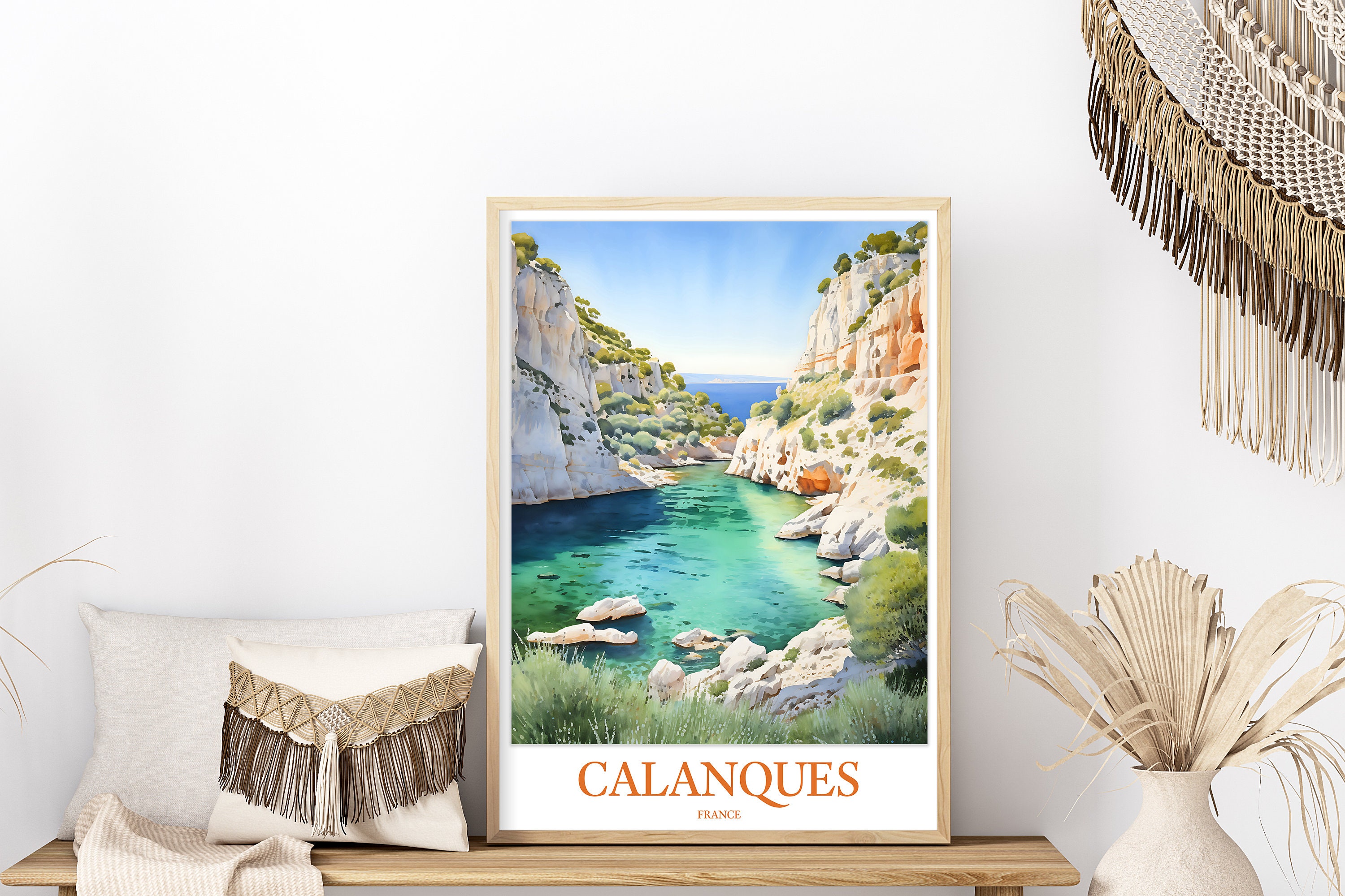 Calanques Wall Art Calanques Poster Calanques Print Art - Etsy