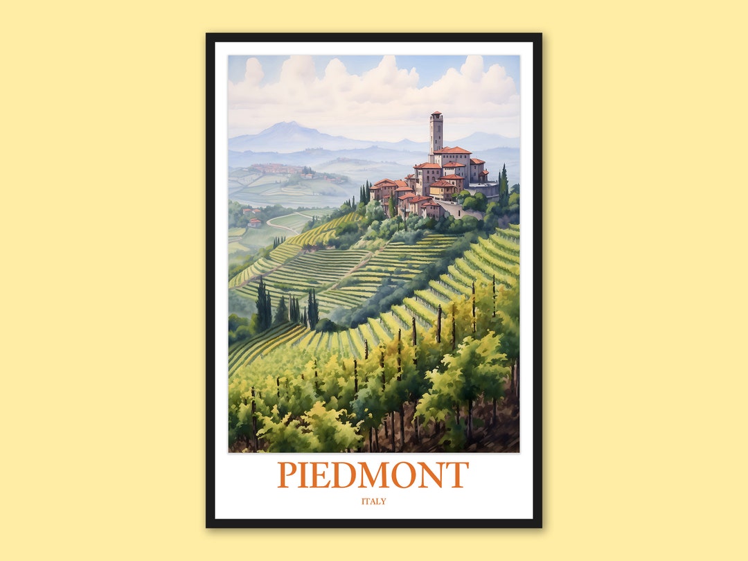 Piedmont Print Piedmont Travel Print Wall Art Piedmont Poster Piedmont ...