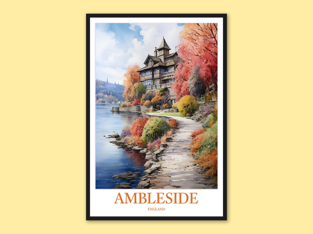 Ambleside Wall Art Ambleside Poster Ambleside Print Art Ambleside Wall ...