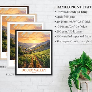 Douro Valley Poster Douro Valley Wall Art Douro Valley Vineyard Print ...
