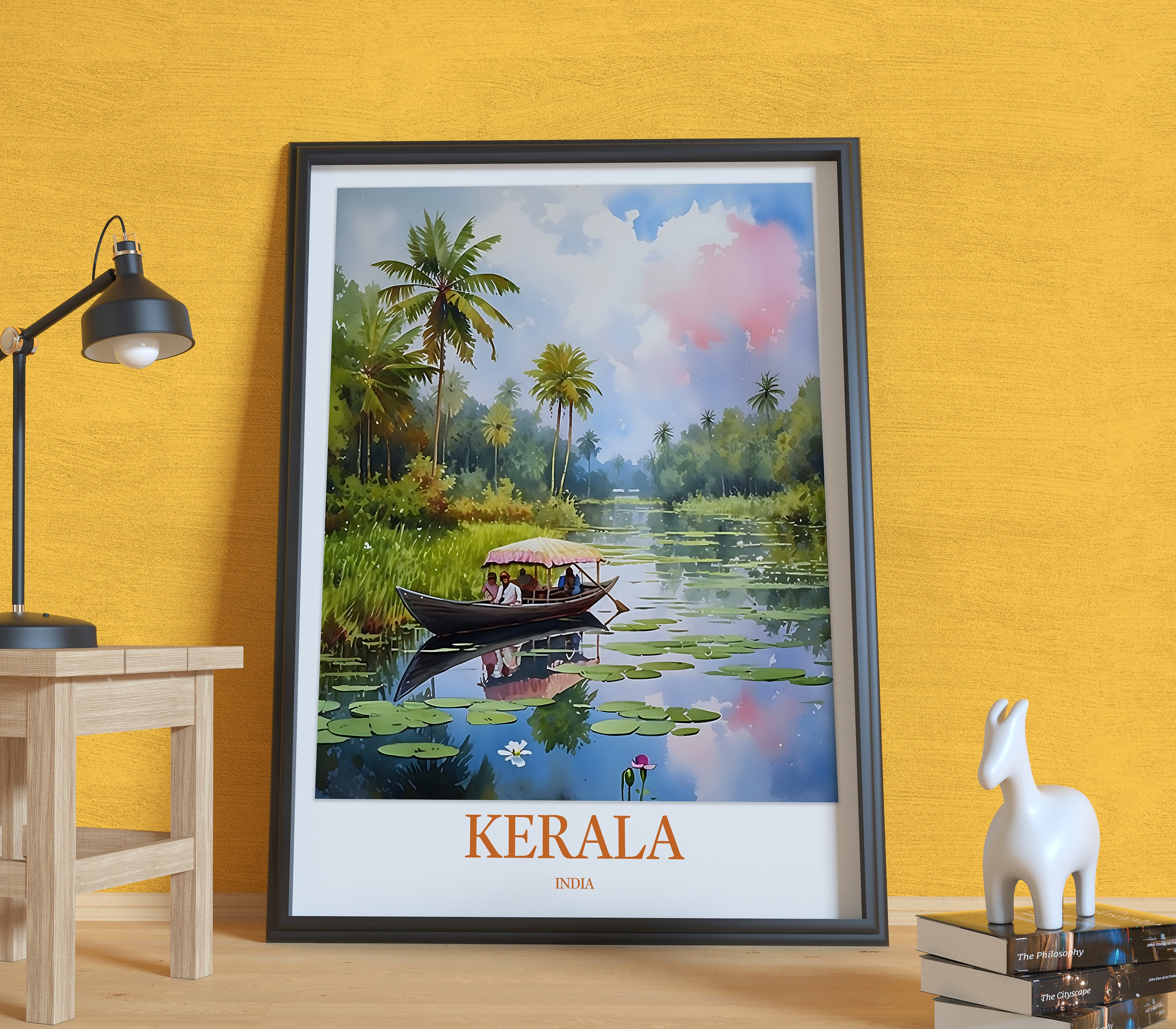 Kerala Print Kerala Poster Kerala Wall Art Kerala Backwater Decor ...