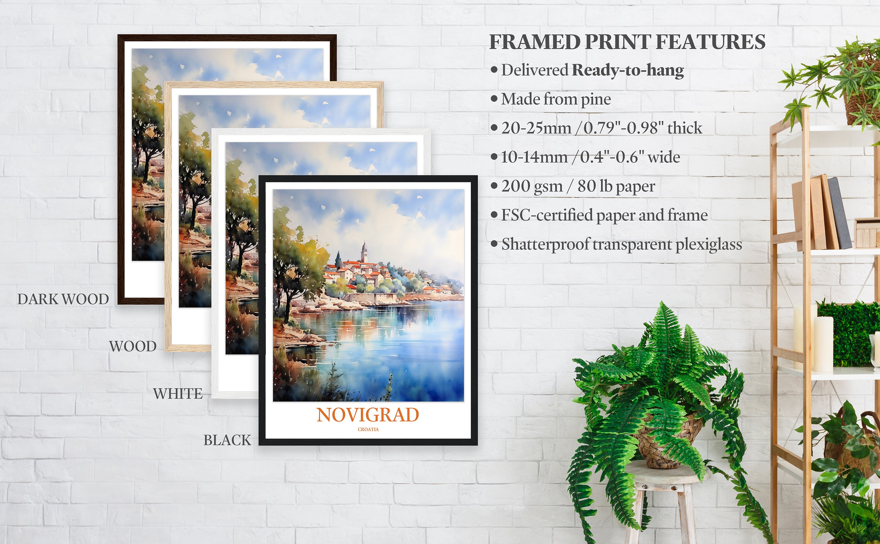 Novigrad Travel Wall Art Novigrad Print Art Novigrad Poster Novigrad ...