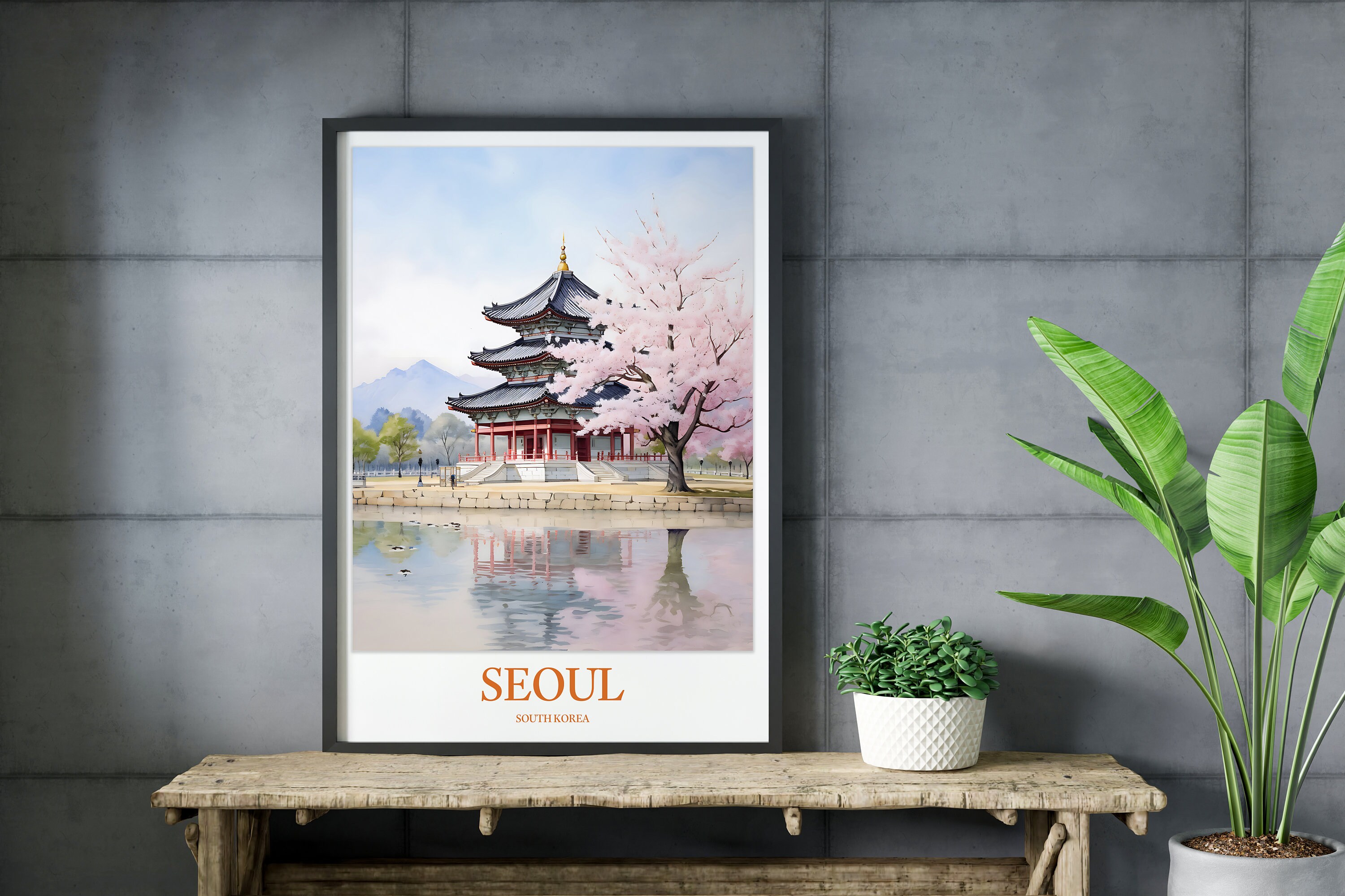 Seoul Wall Art Seoul Poster Seoul Print Art Seoul Wall Decor - Etsy