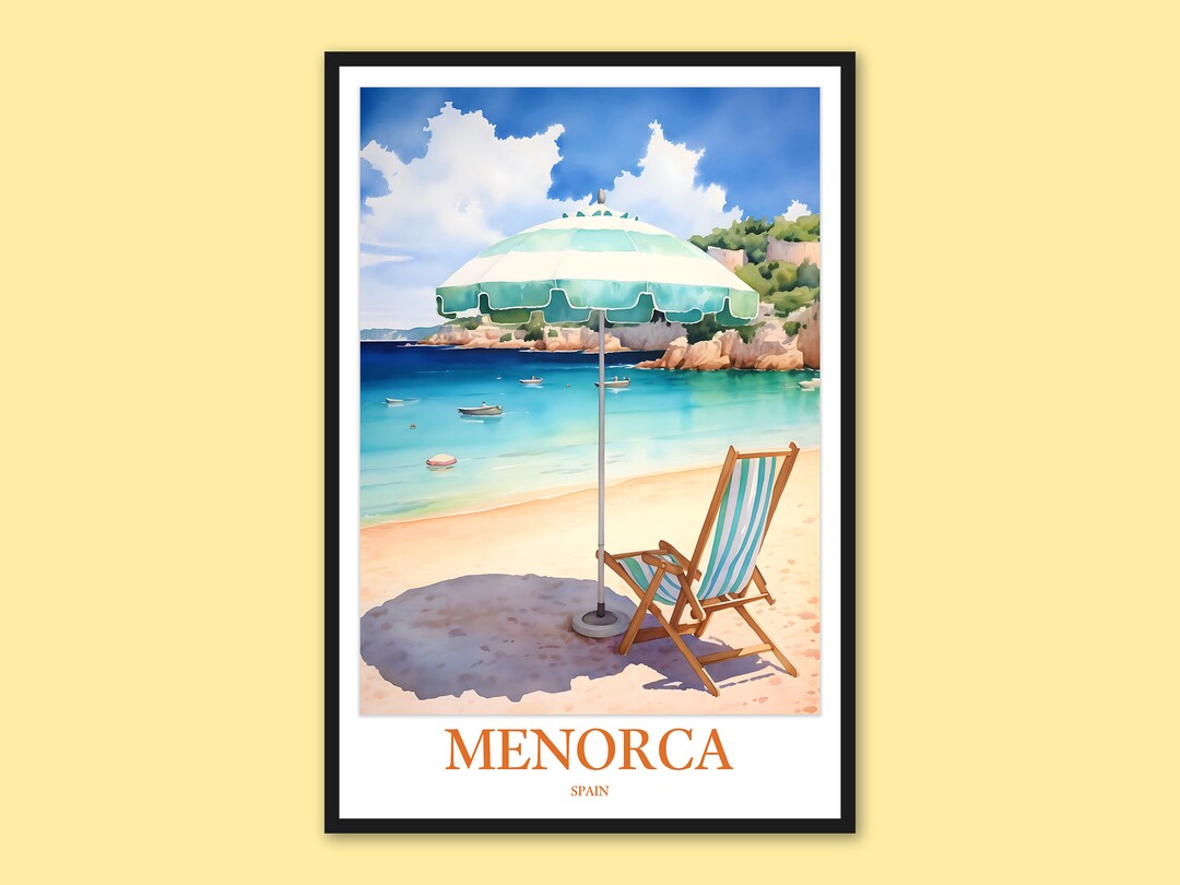 Menorca Print Art Menorca Wall Art Menorca Poster Menorca Wall Decor ...