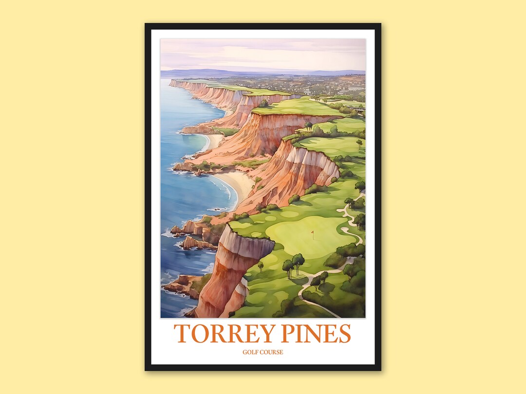 Torrey Pines Print Torrey Pines Travel Print Wall Art Torrey Pines Travel Wall Art Torrey Pines ...