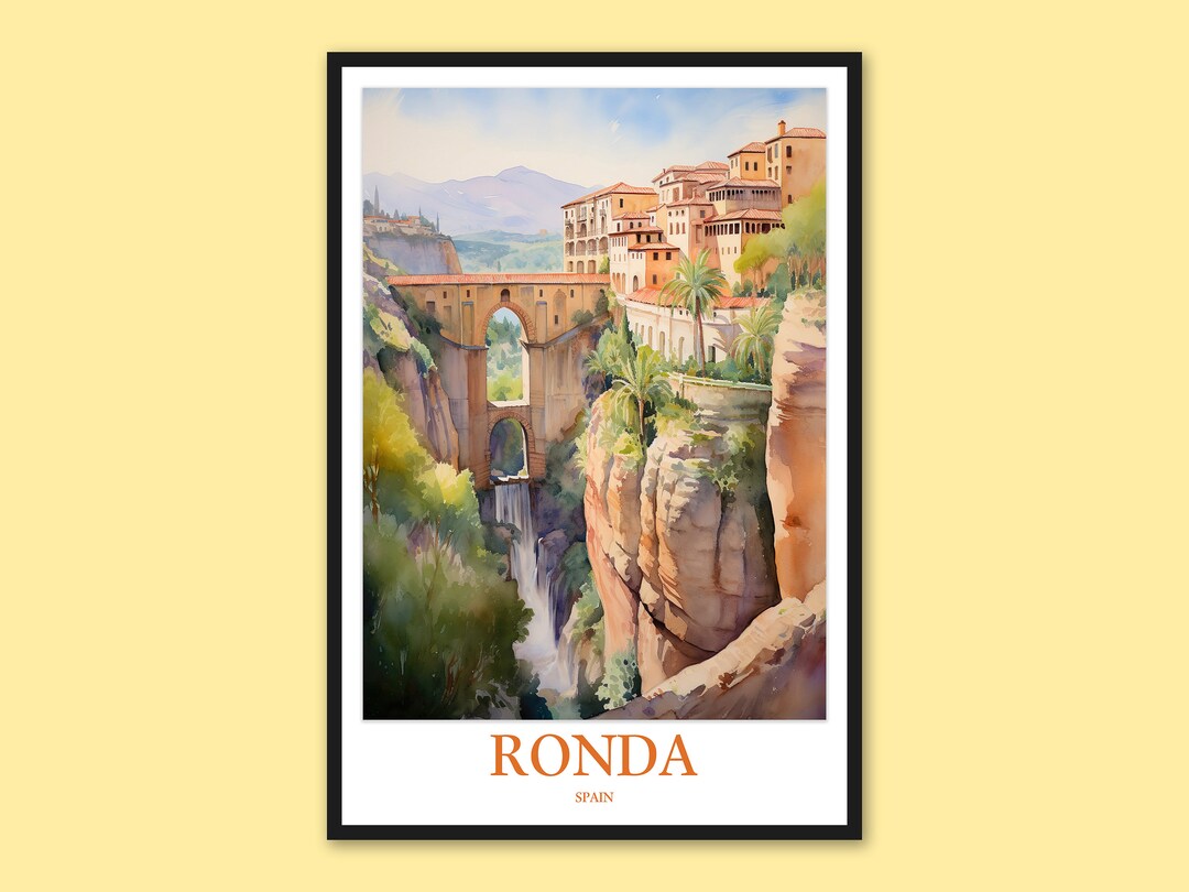 Ronda Print Ronda Travel Print Wall Art Ronda Poster Ronda Wall Decor ...