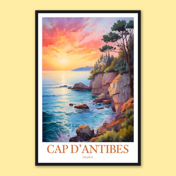 Antibes poster - Etsy France