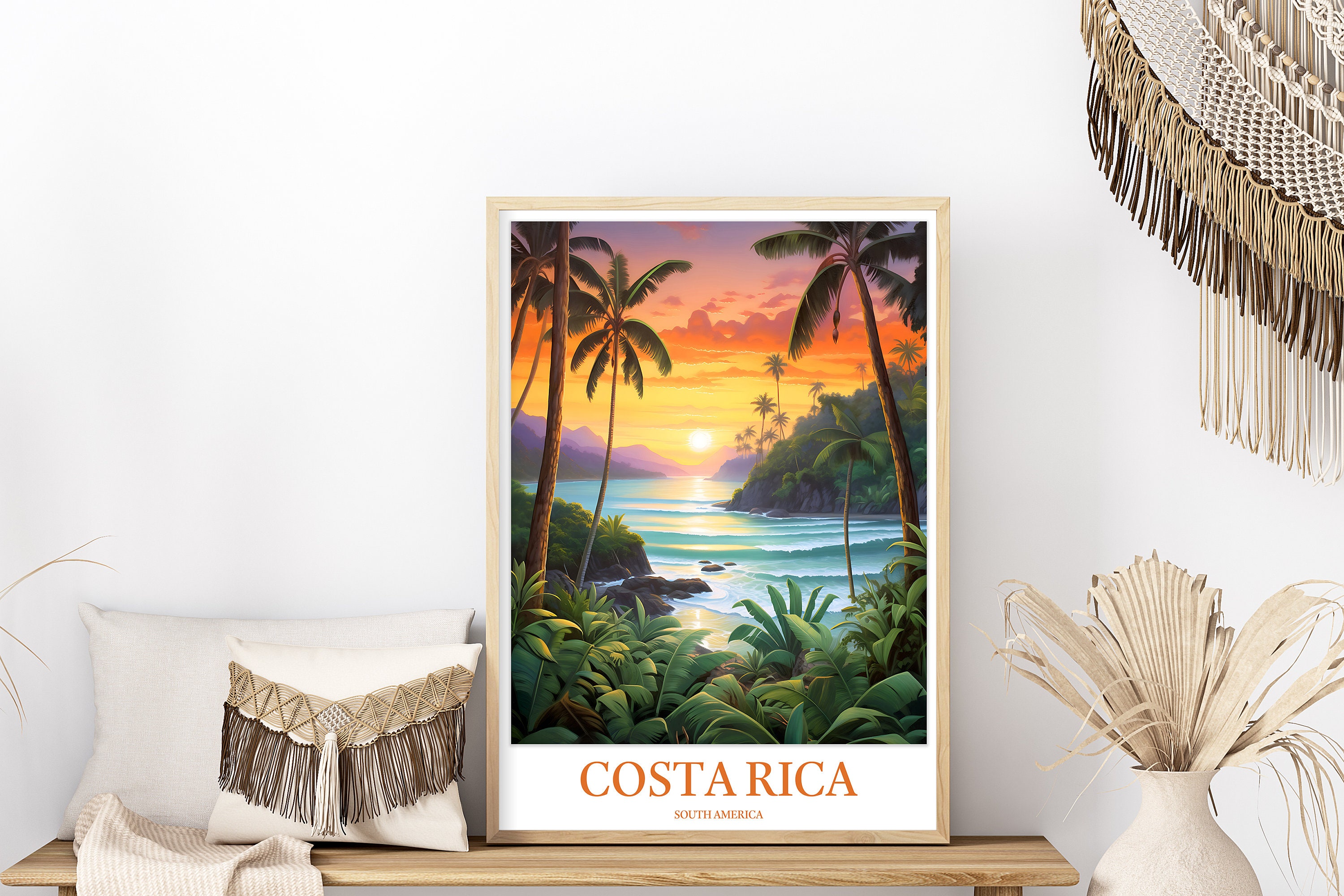 Costa Rica Wall Art Costa Rica Poster Costa Rica Print Manuel Antonio ...