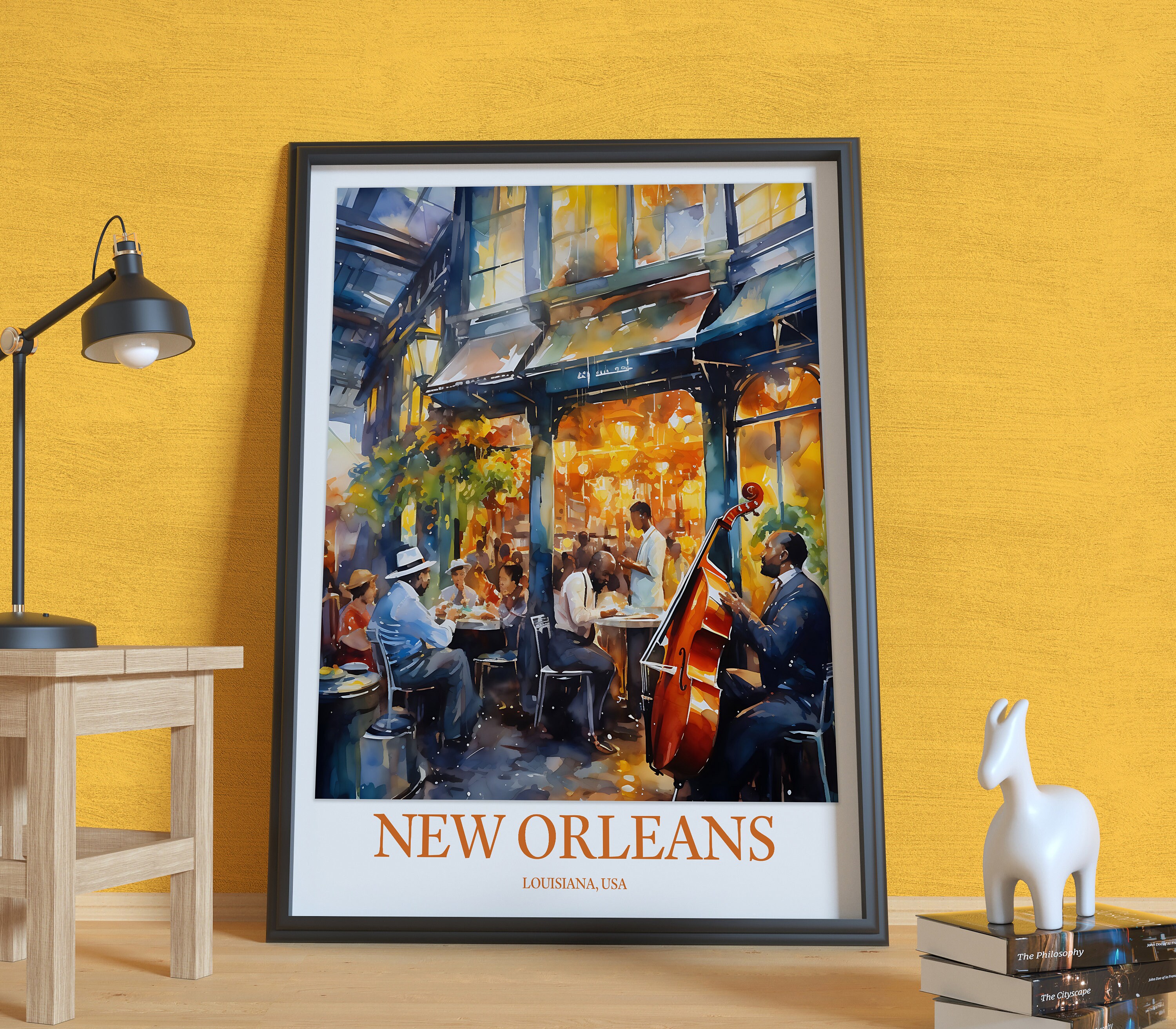New Orleans Poster New Orleans Print Art French Quarter Poster New ...