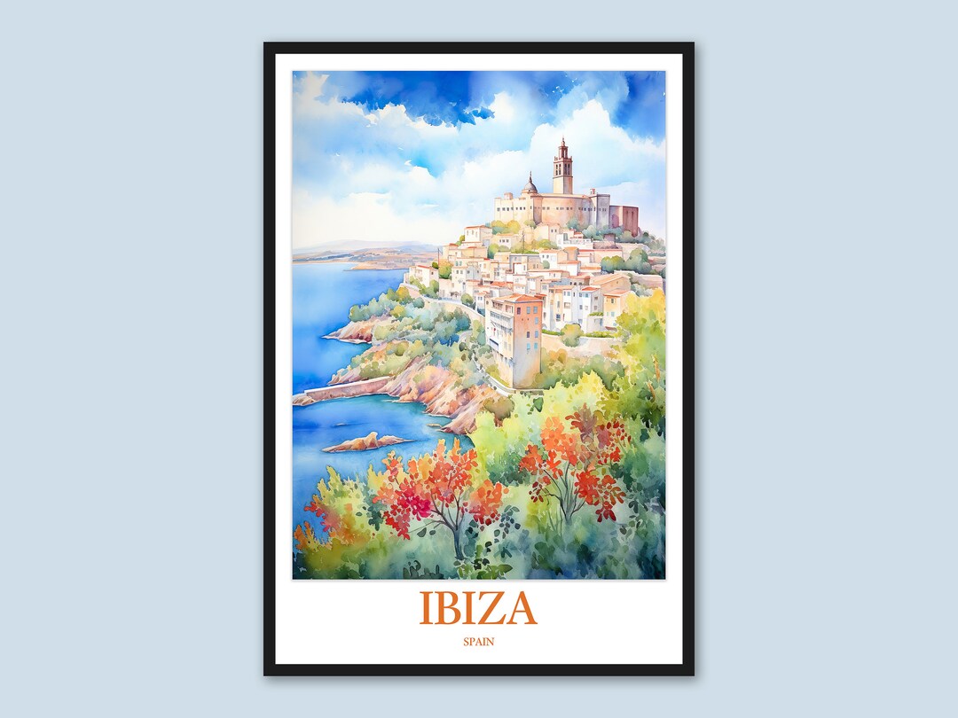 Ibiza Wall Art Ibiza Poster Ibiza Print Art Ibiza Wall Decor - Etsy