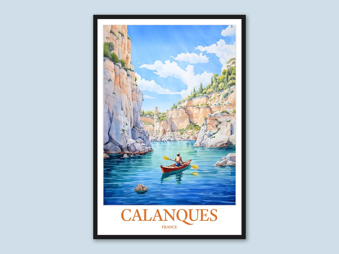 Calanques Poster Calanques Print Art Calanques Wall Art Calanques ...