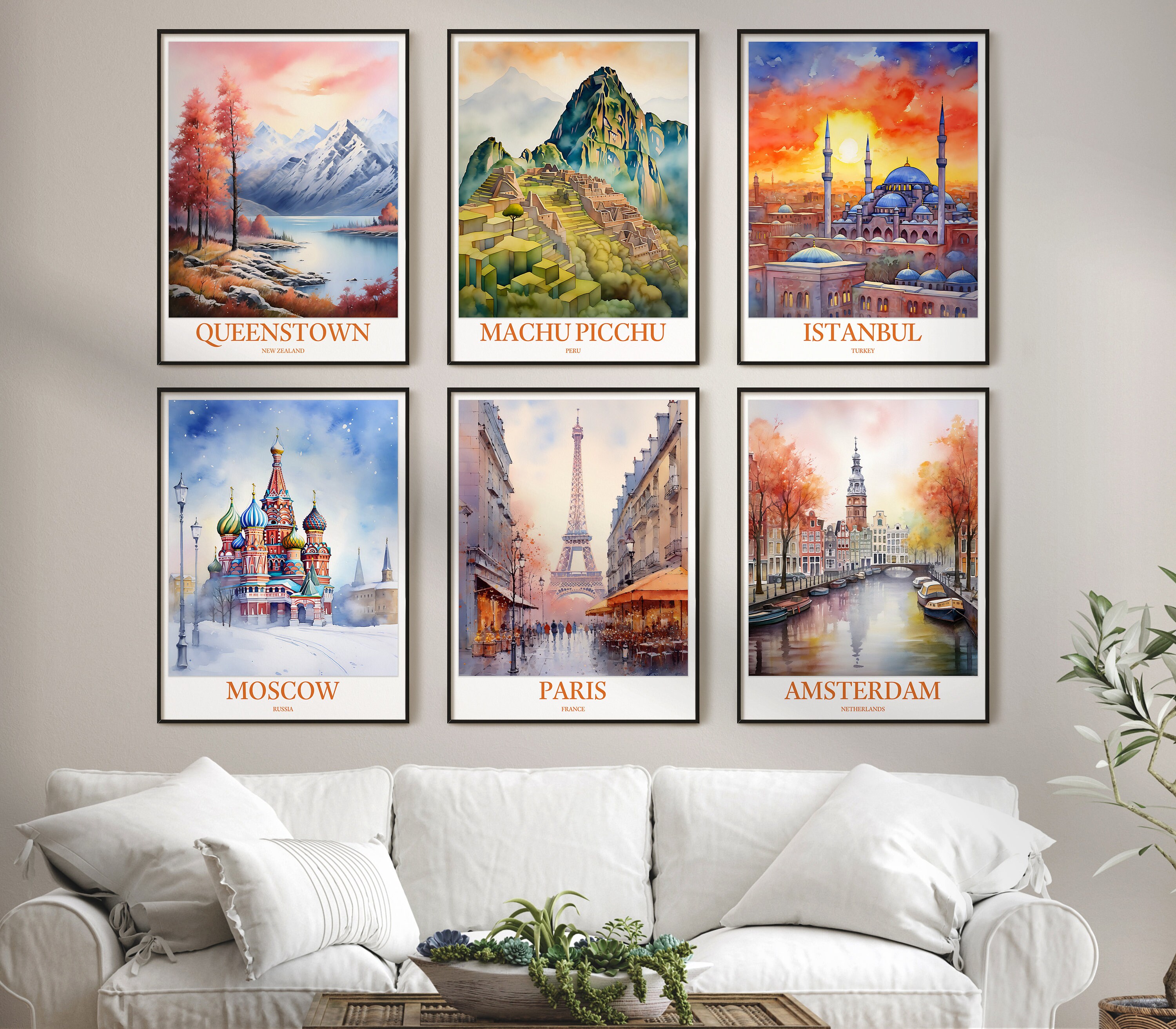 Queenstown Wall Decor Queenstown Travel Wall Art Queenstown Print ...
