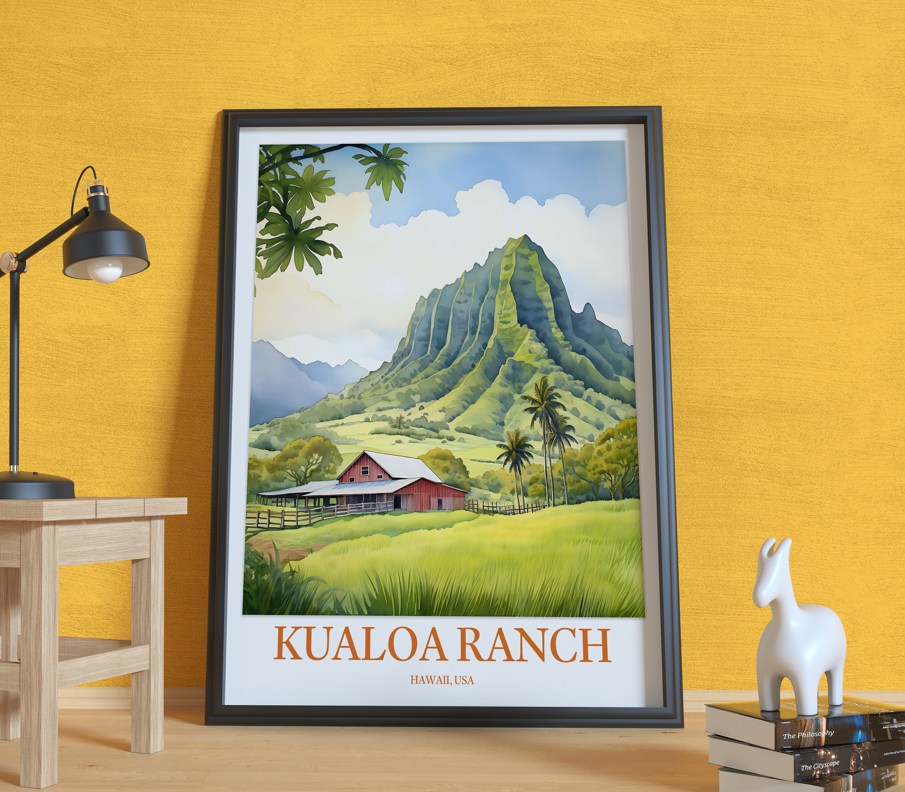 Kualoa Ranch Poster Kualoa Ranch Wall Art Kualoa Ranch Print - Etsy