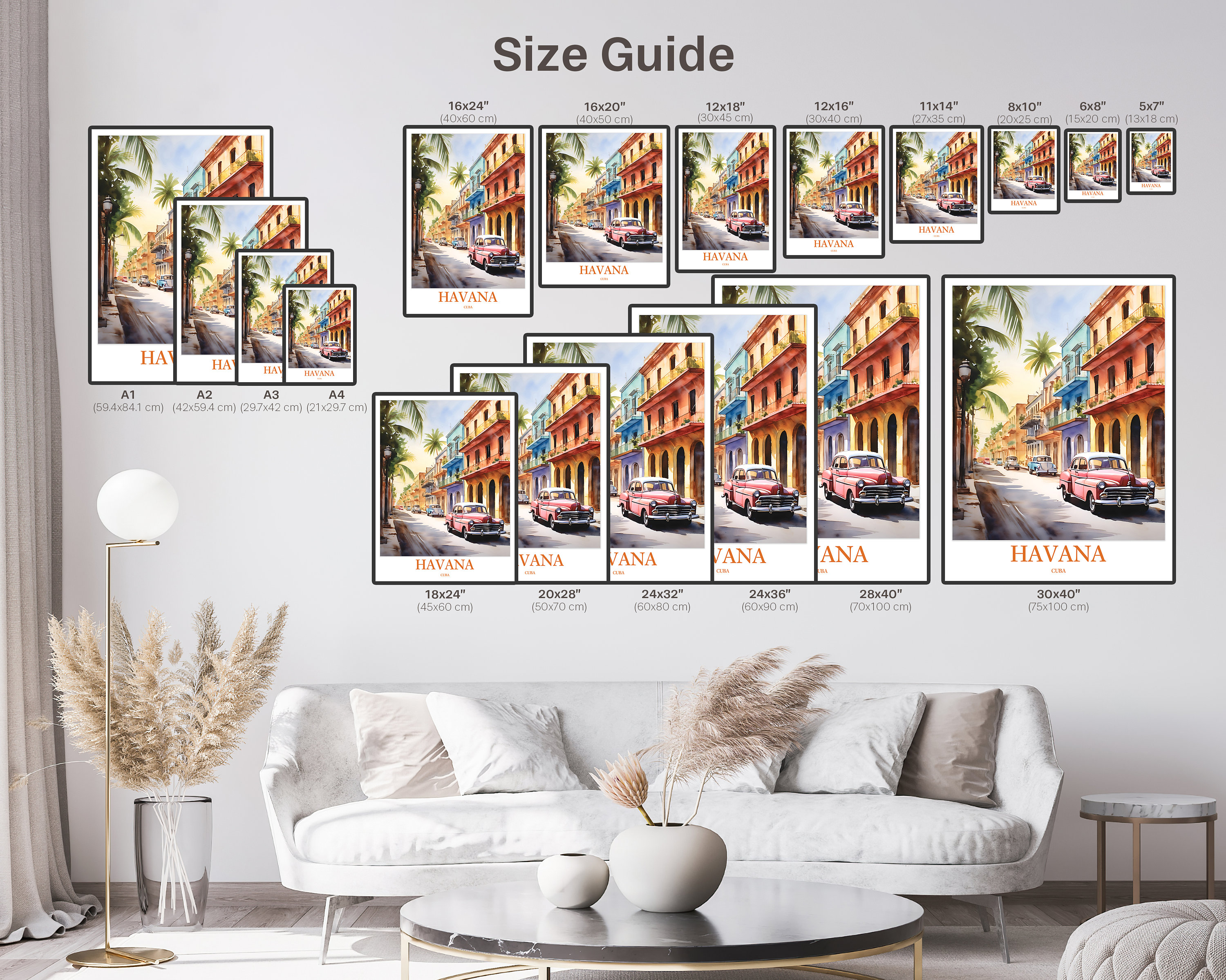 Havana Poster Havana Wall Art Havana Print Art Havana Wall Decor Havana ...