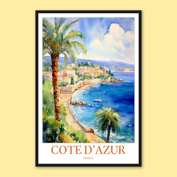 Cote D'azur Poster - Etsy