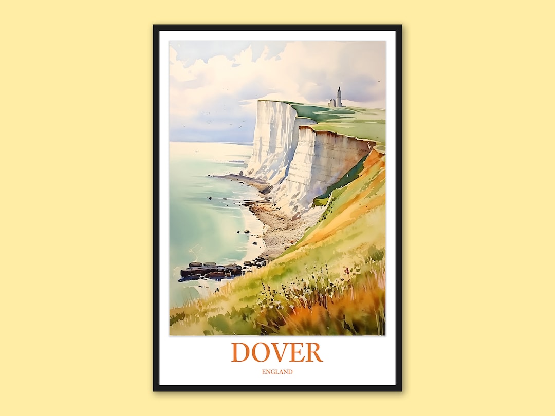 Dover Wall Art Dover Poster Dover Print Art Dover Wall Decor Dover ...