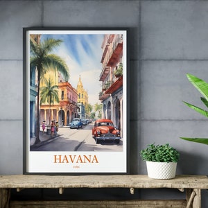 Havana Wall Art Havana Poster Havana Print Art Havana Wall Decor Havana ...