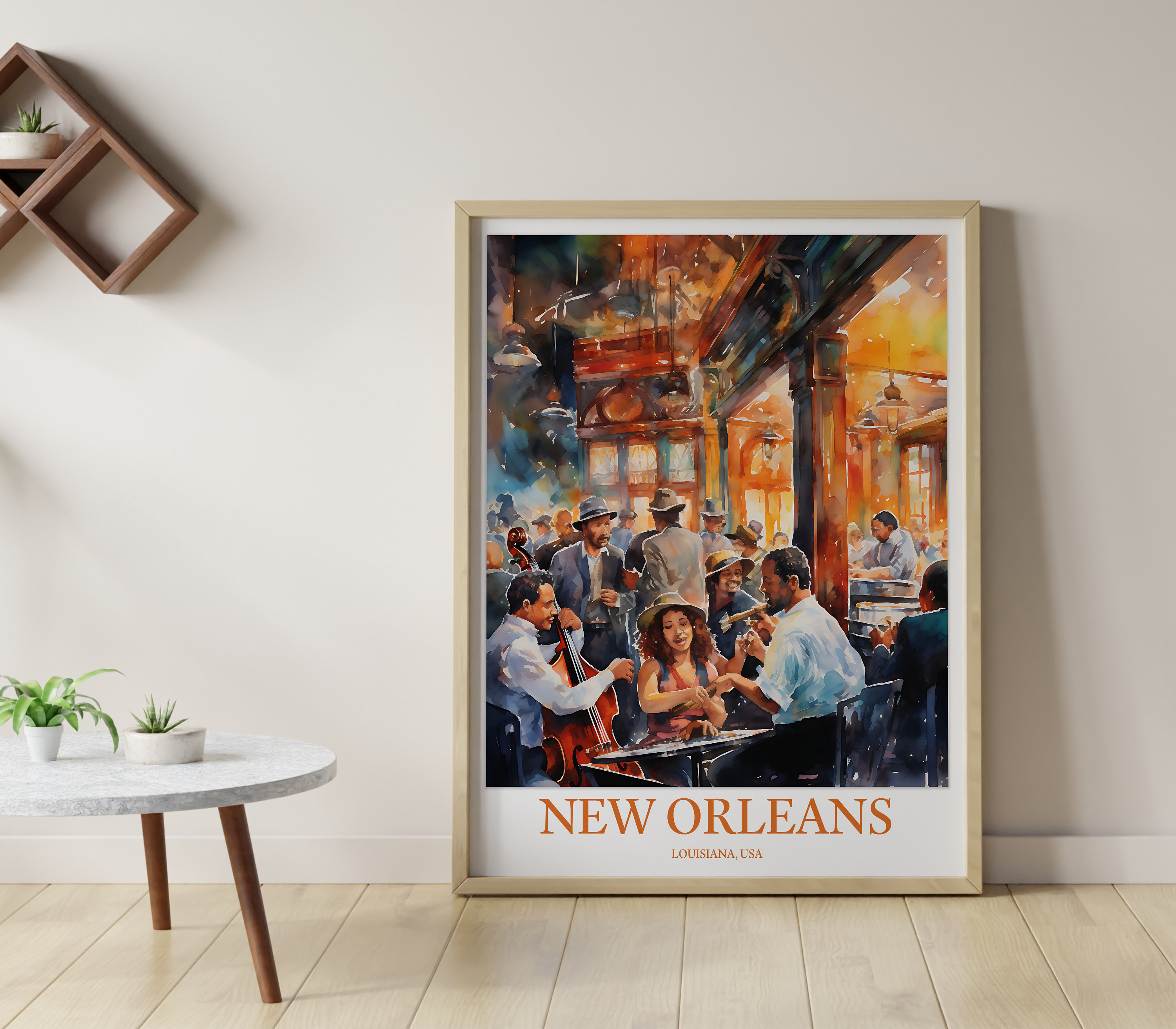 New Orleans Poster French Quarter Poster New Orleans Print Art New ...