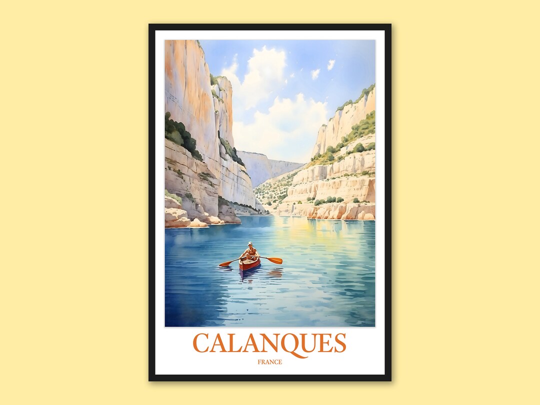 Calanques Print Art Calanques Wall Art Calanques National Park Wall ...