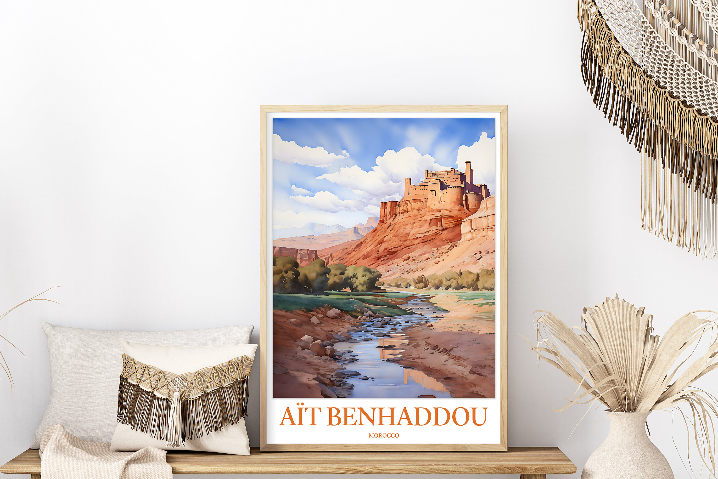 Aït Benhaddou Poster Aït Benhaddou Wall Art Aït Benhaddou - Etsy