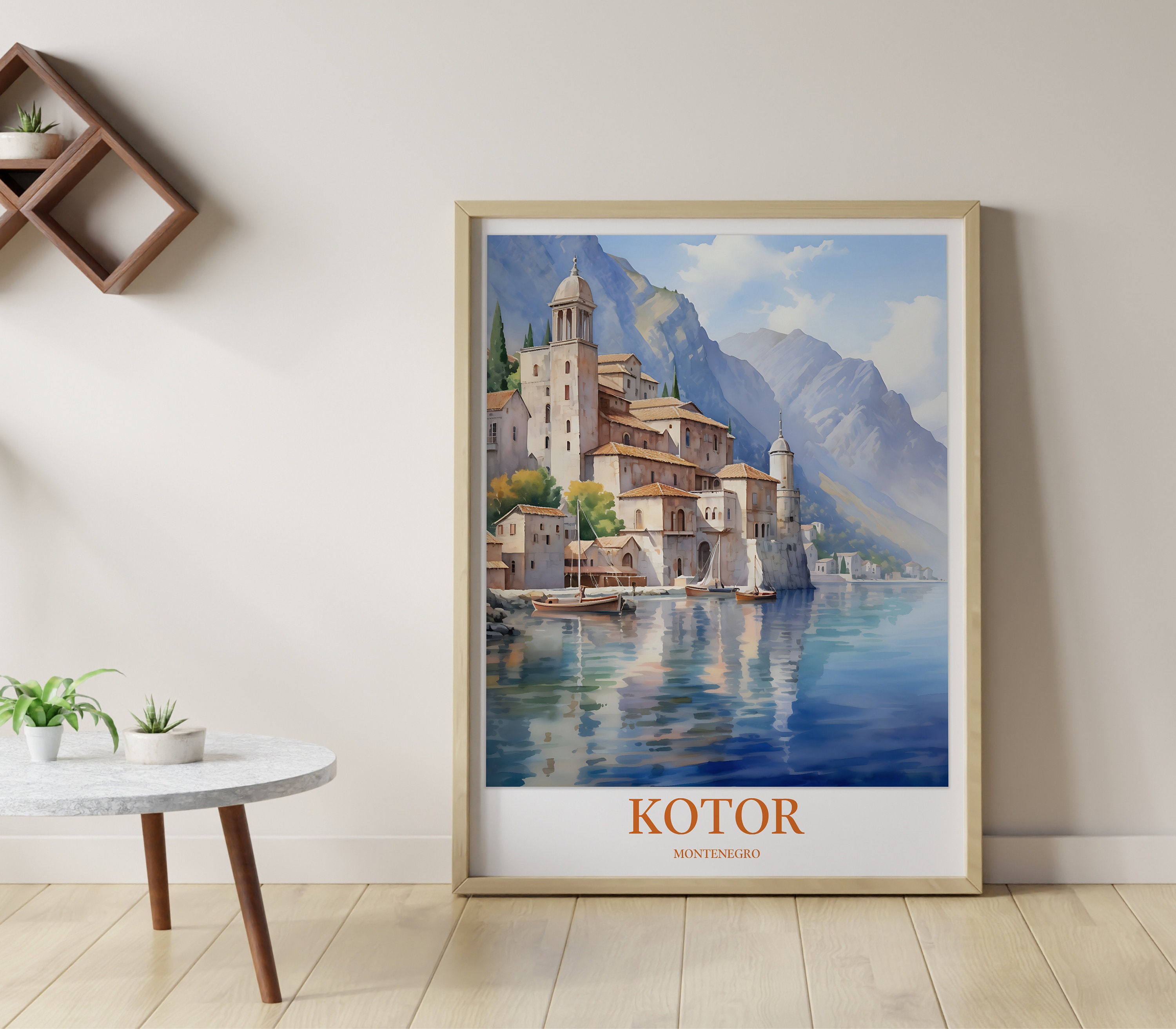 Kotor Travel Print Wall Art Kotor Poster Kotor Print Kotor Wall Decor ...
