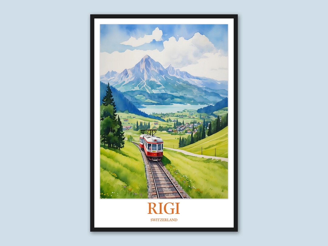 Rigi Print Art Rigi Poster Rigi Wall Art Rigi Wall Decor Rigi Travel ...